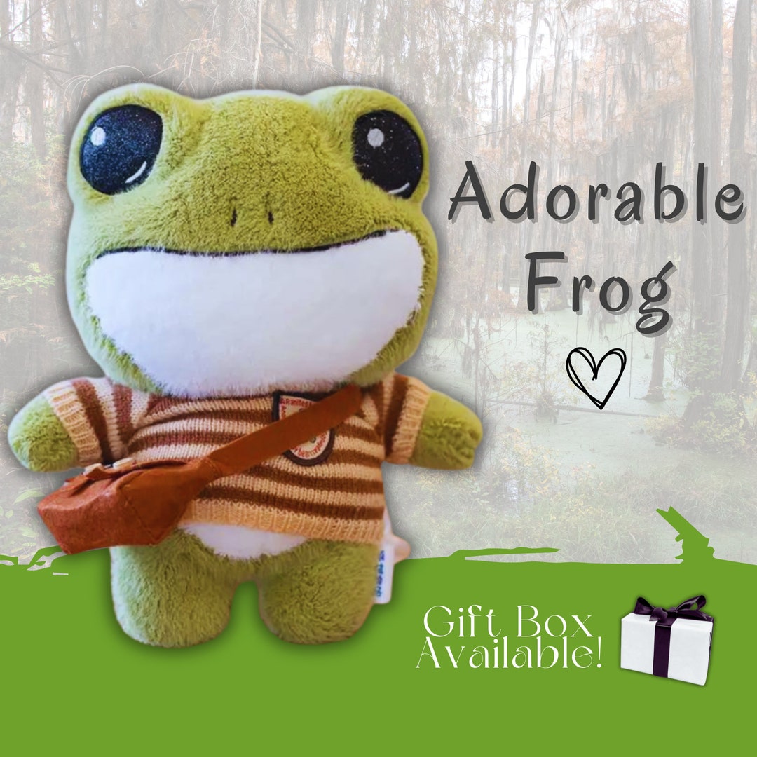 Adorable Frog Little Doll Plush Toy | Comforting Cloth Doll for Boys ...