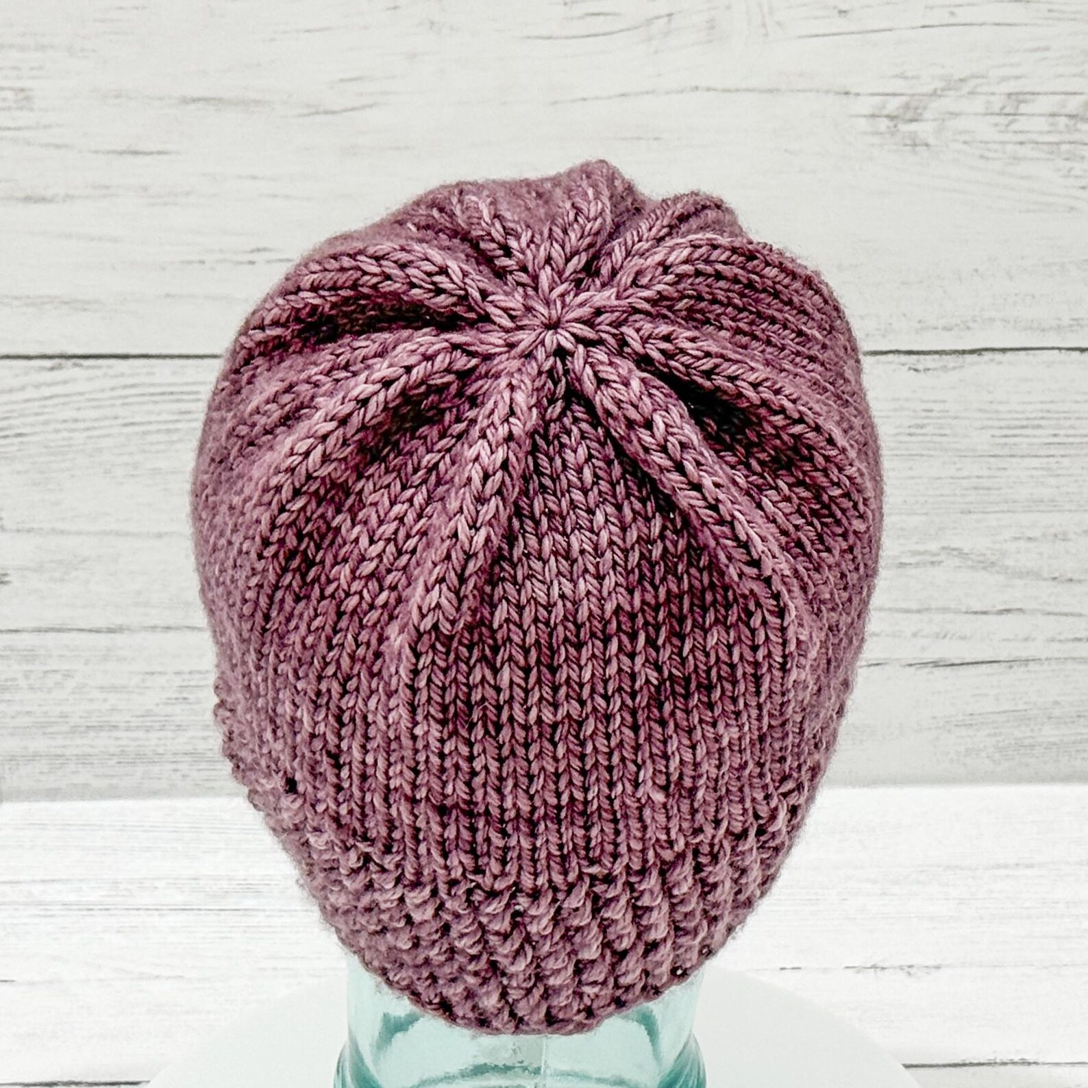 Old English Acorn Beanie Knit Pattern Bulky Yarn - Etsy