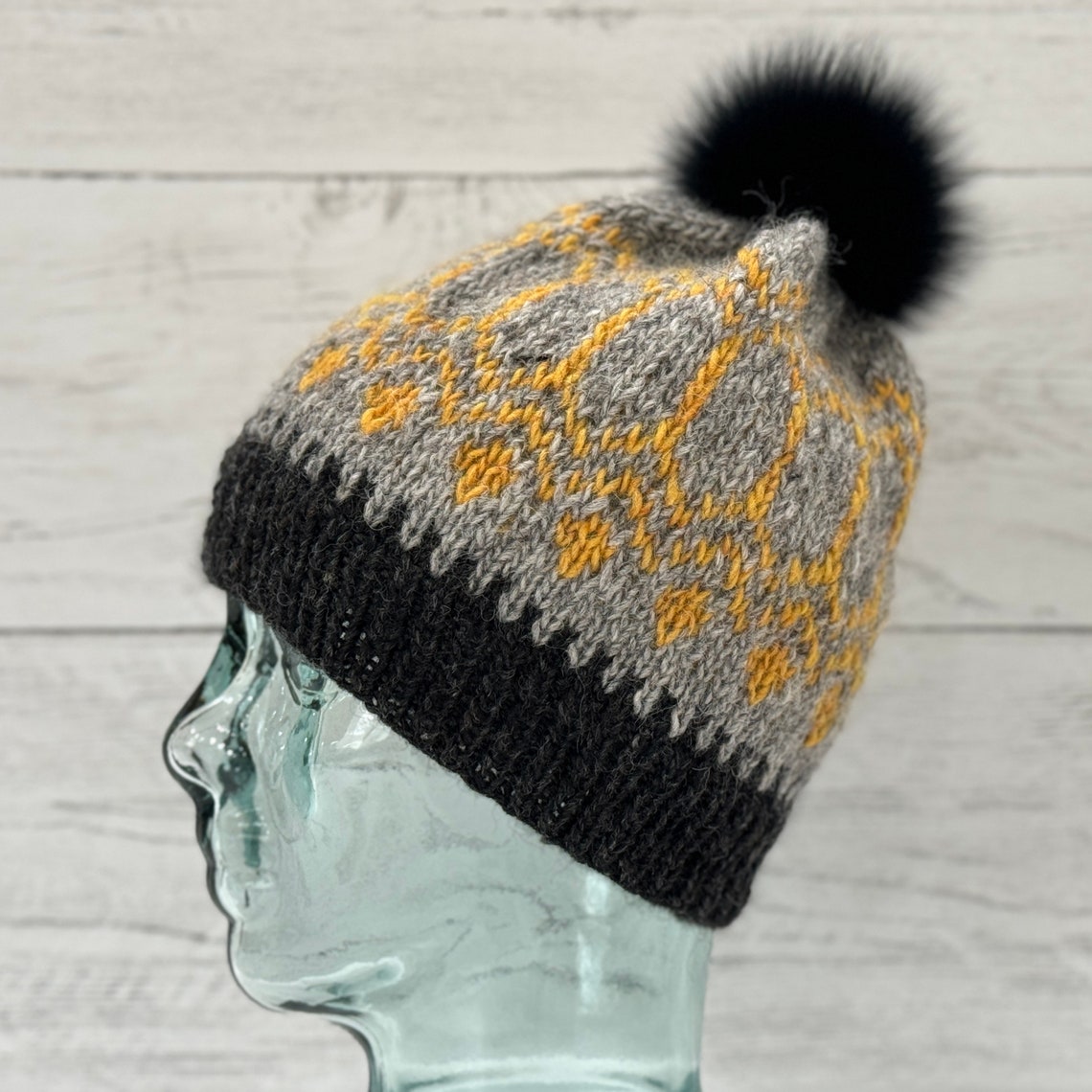 Nanna Hat Knit Pattern Aran Yarn - Etsy