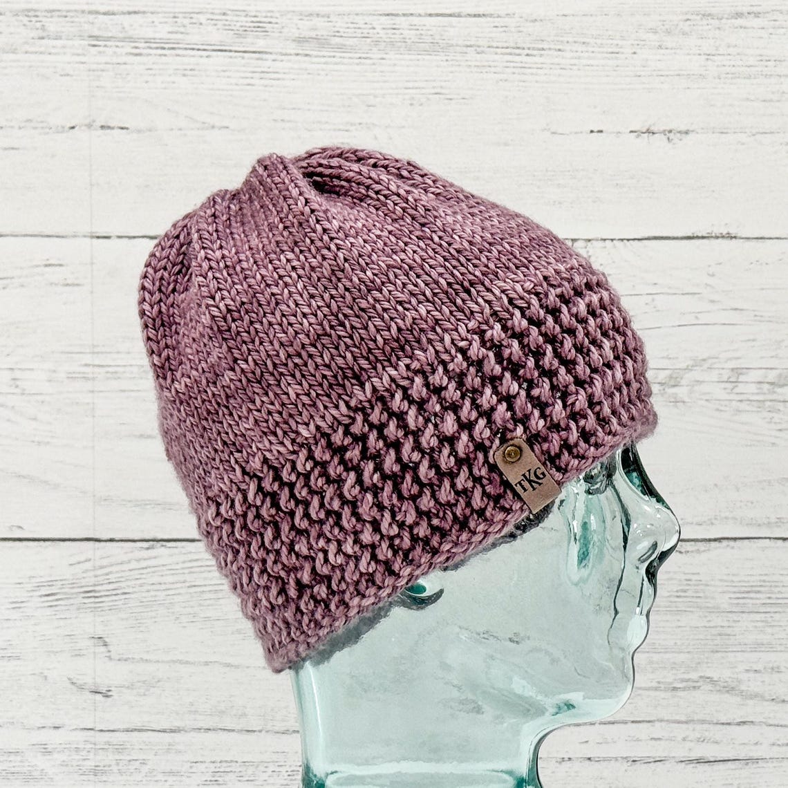 Old English Acorn Beanie Knit Pattern Bulky Yarn - Etsy
