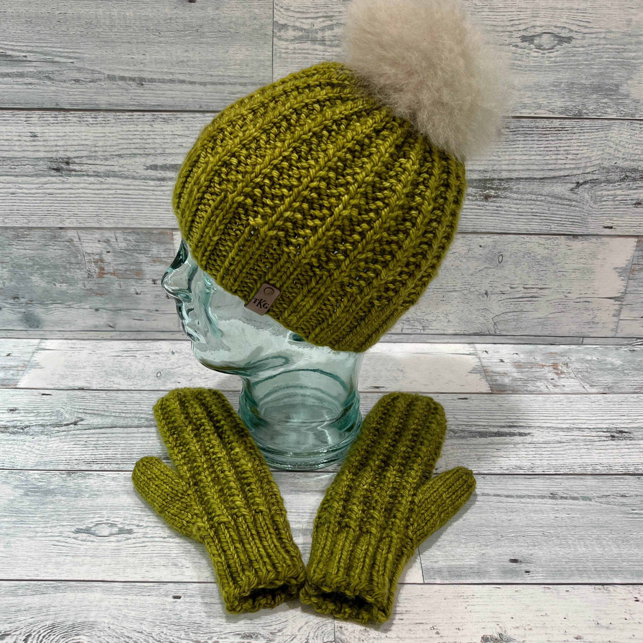 Squishy Split Rib Mittens Knit Pattern Bulky Yarn - Etsy