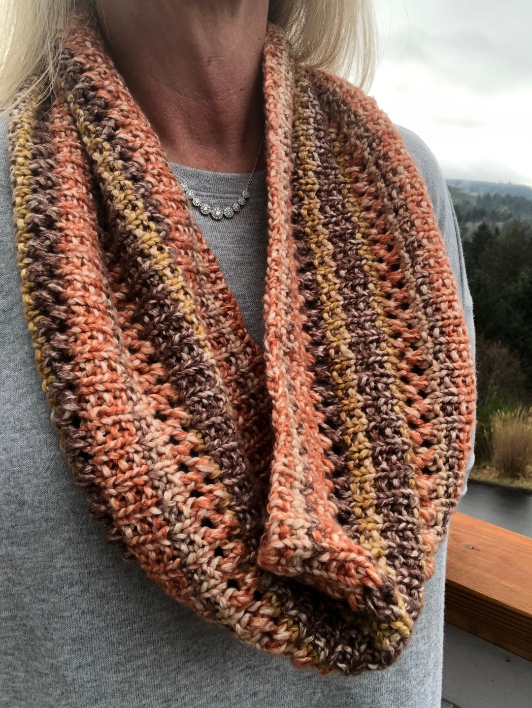 Chutes & Ladders Cowl Knit Pattern Worsted Yarn - Etsy