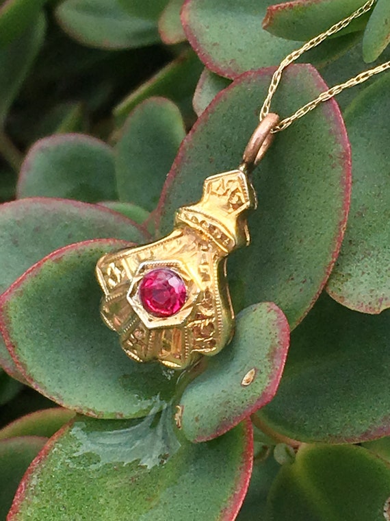 Vintage victorian ruby & - Gem