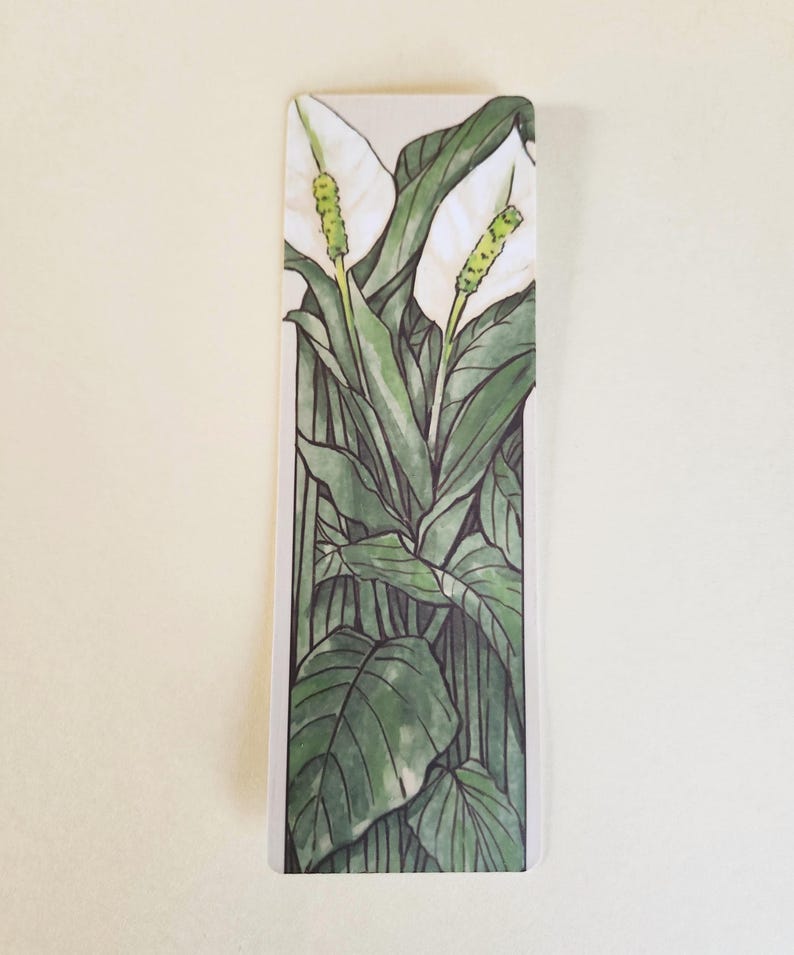 Houseplants Bookmarks | Cute Laminated Bookmarks - Etsy
