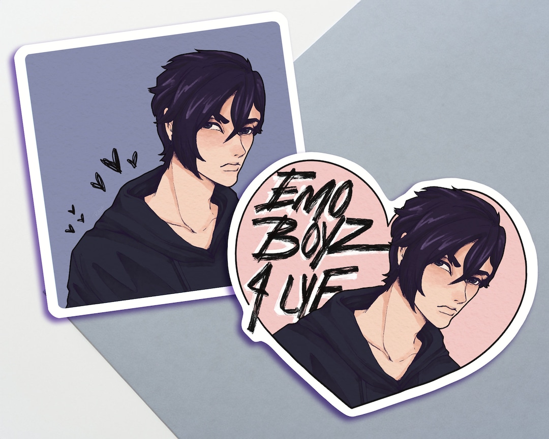 Stardew Valley Sebastian Die Cut Sticker | 3 Inch Stickers | Emo Boys ...
