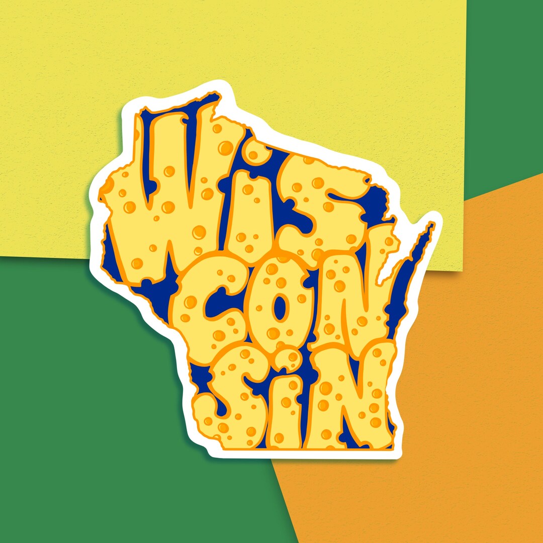 Wisconsin Die Cut Sticker | 3 Inch Stickers - Etsy