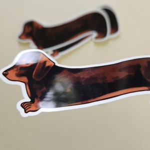Dachshund Stickers | Wiener Dog Sticker | Weenie Dog Sticker | 3 Inch ...