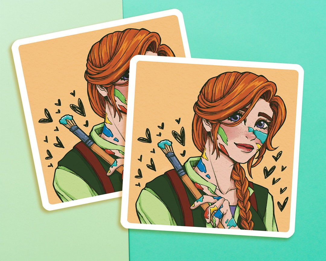 Stardew Valley Leah Stickers | 3 Inch Die Cut - Etsy
