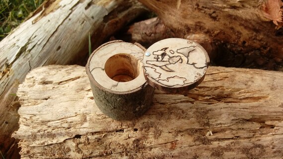 Natural Wood Ring Box Wood Ring Box Jewelry Box Trinket | Etsy