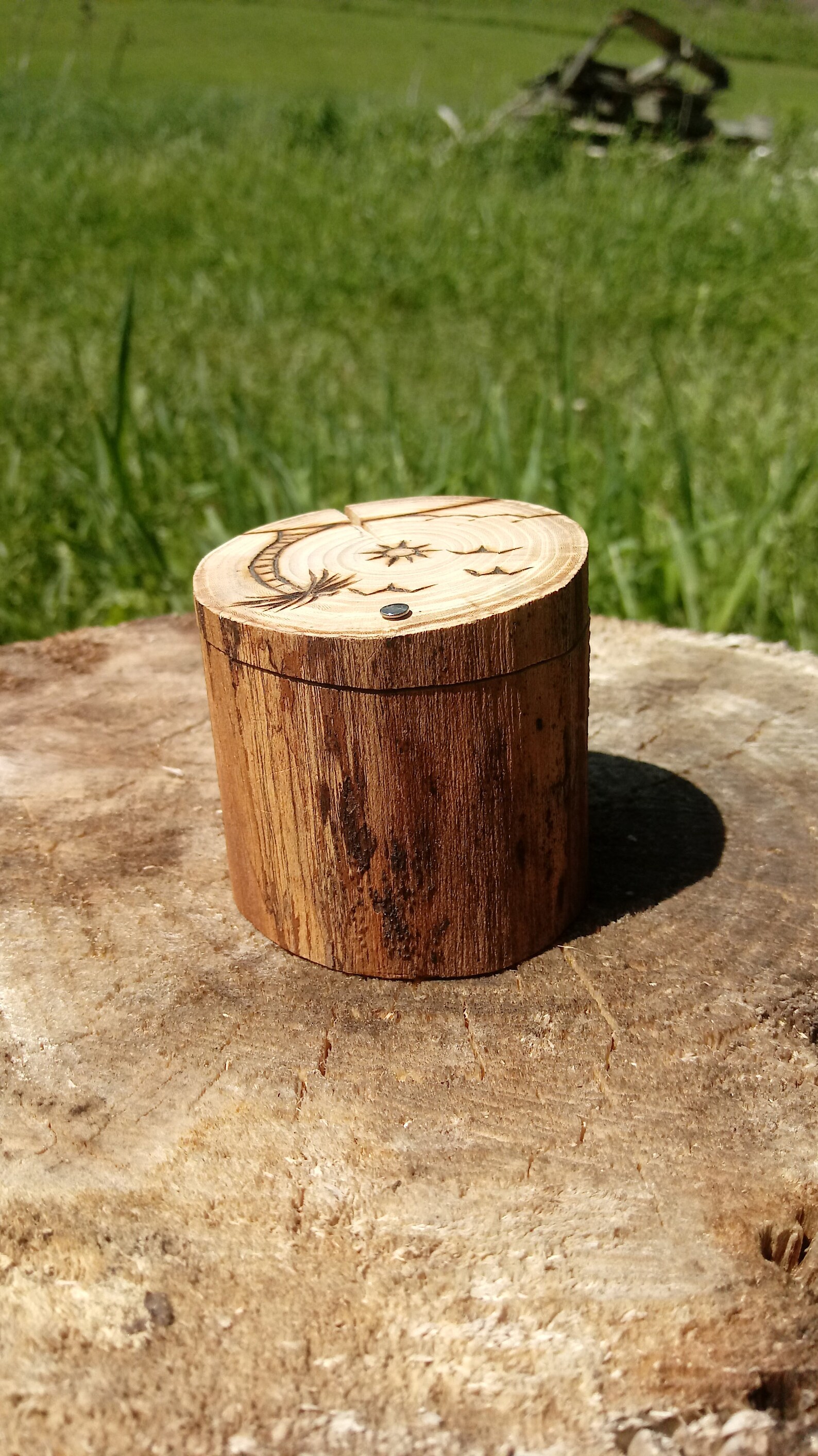 Natural Wood Ring Box Wood Ring Box Jewelry Box Trinket - Etsy