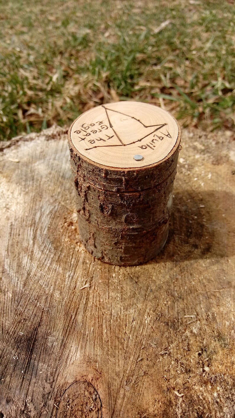 Natural Wood, Ring Box, Wood Ring Box, Jewelry Box, Trinket Box, Aquila ...