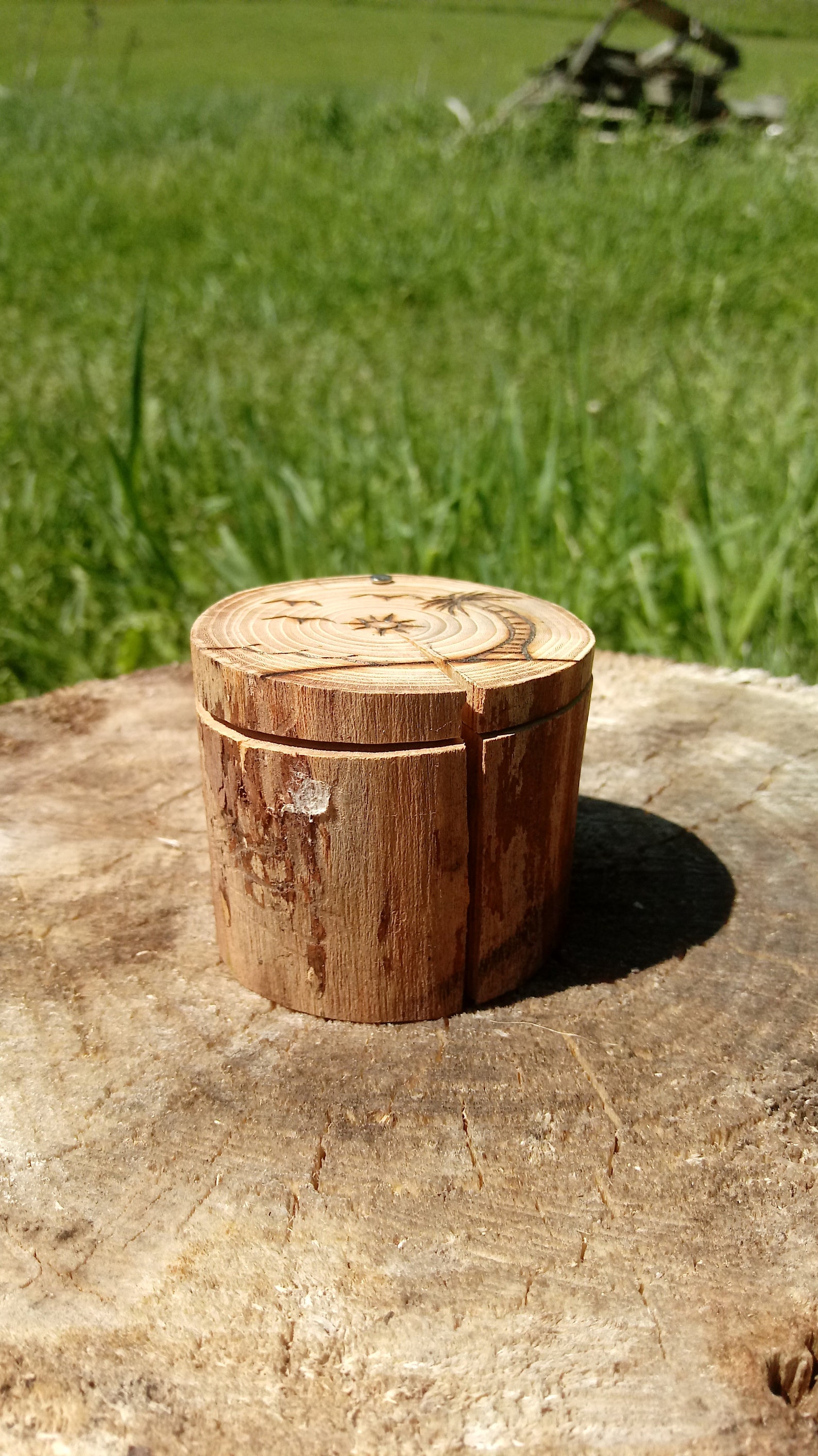 Natural Wood Ring Box Wood Ring Box Jewelry Box Trinket - Etsy