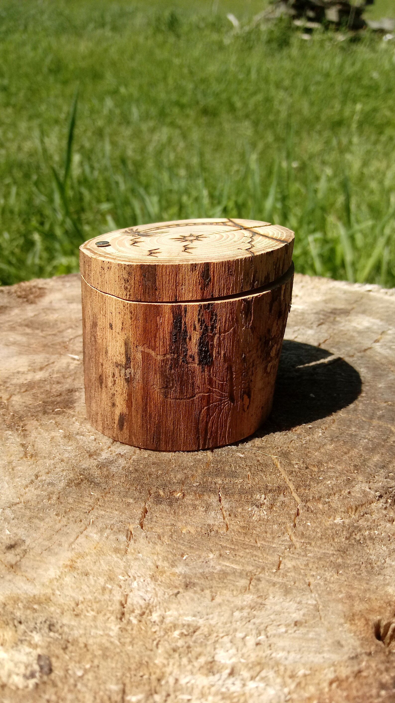 Natural Wood Ring Box Wood Ring Box Jewelry Box Trinket - Etsy