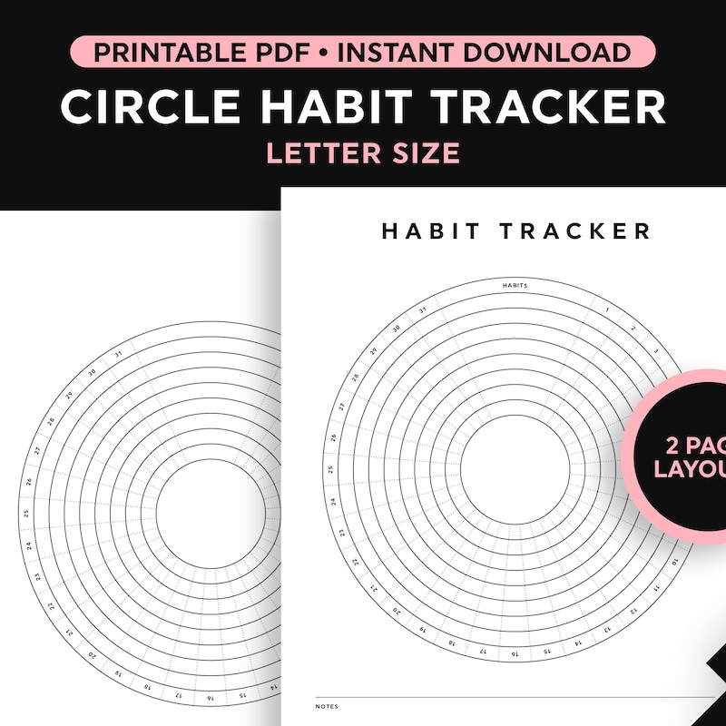 Circle Tracker - Etsy