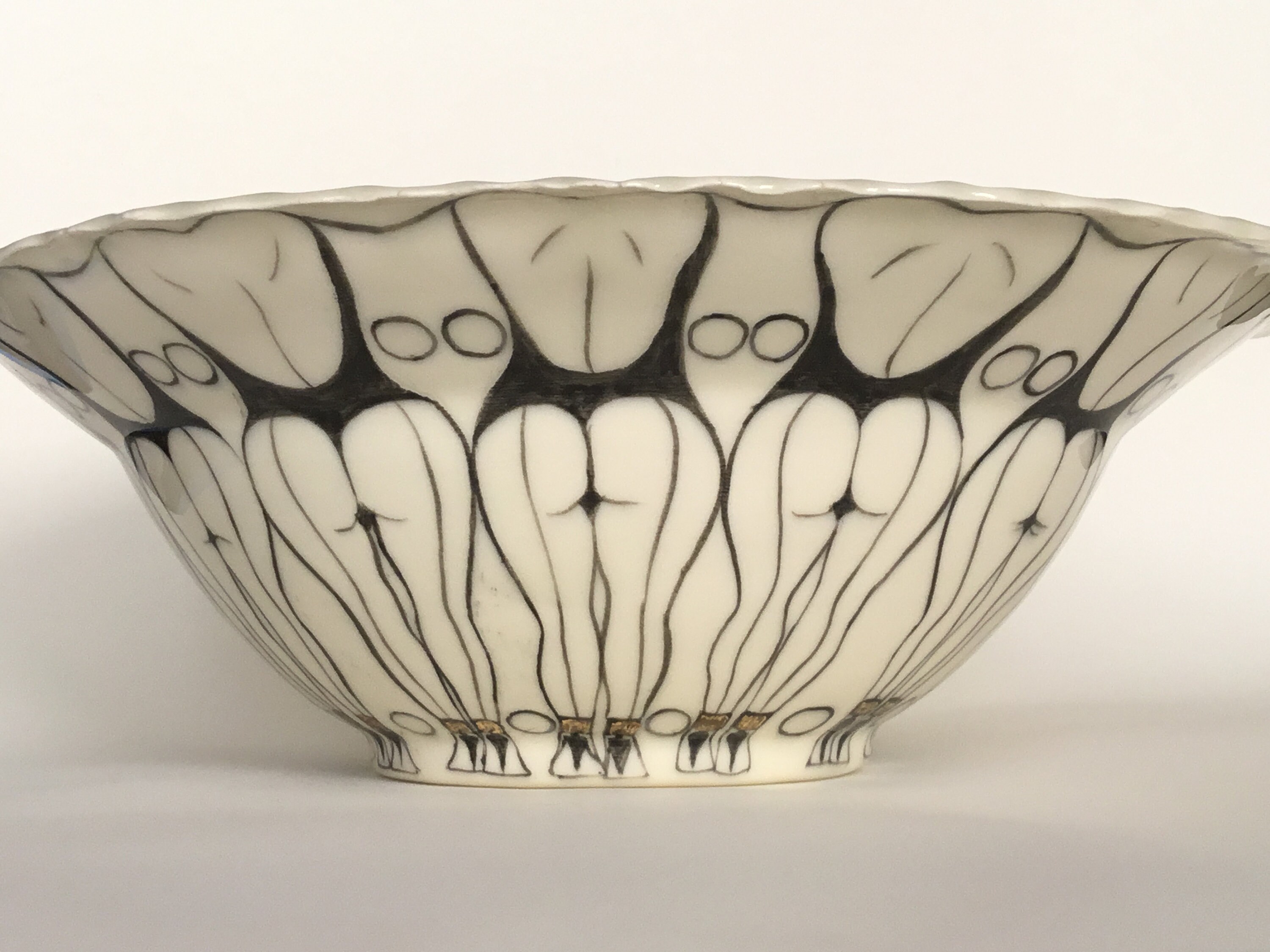 Cabaret....ceramic Bowl is Surrealistic One of a Kind With - Etsy