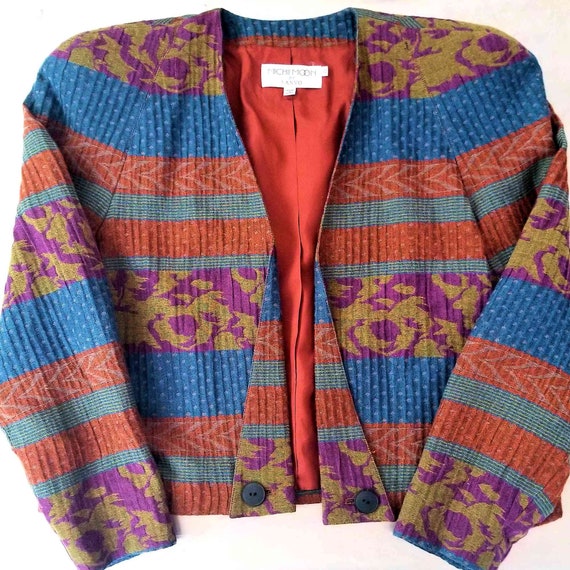 Vintage Michii Moon Crop Jacket Blazer Japanese Desig… - Gem