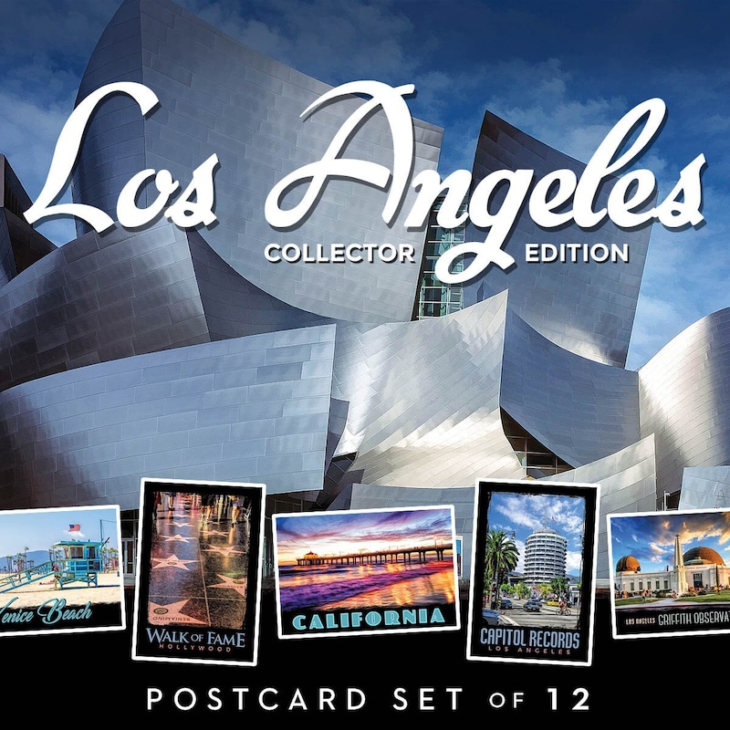 Los Angeles Postcard - Etsy