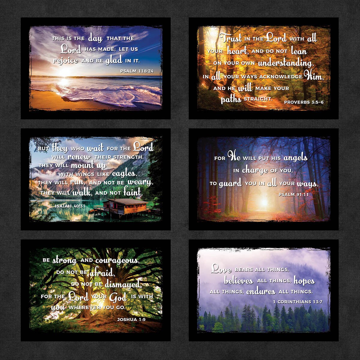 Bible Verse Postcards | Set of 12 | 4x6 - Etsy