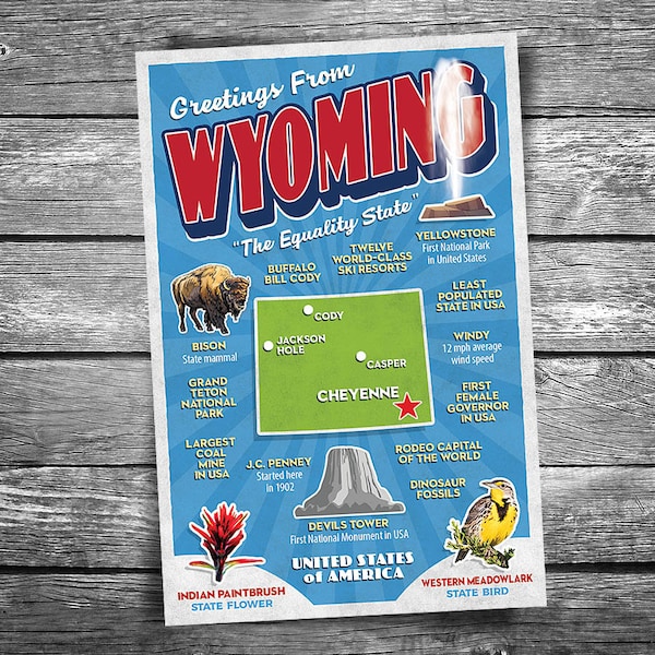 Wyoming - Etsy