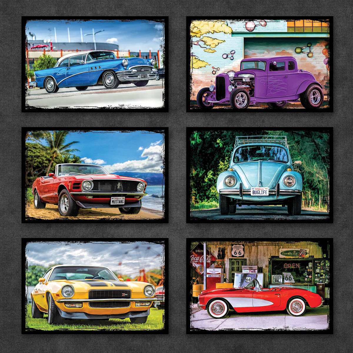 Classic Car Postcards | Set of 12 | 4x6 - Etsy