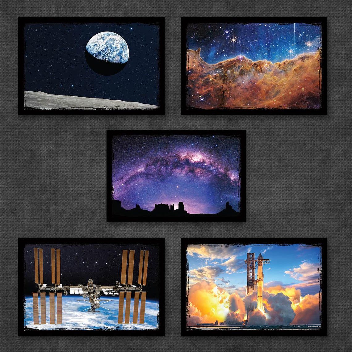 Outer Space Postcards | Set of 16 | 4x6 - Etsy