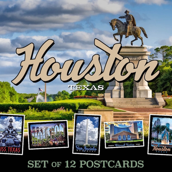 Postcard Set of Texas - Etsy