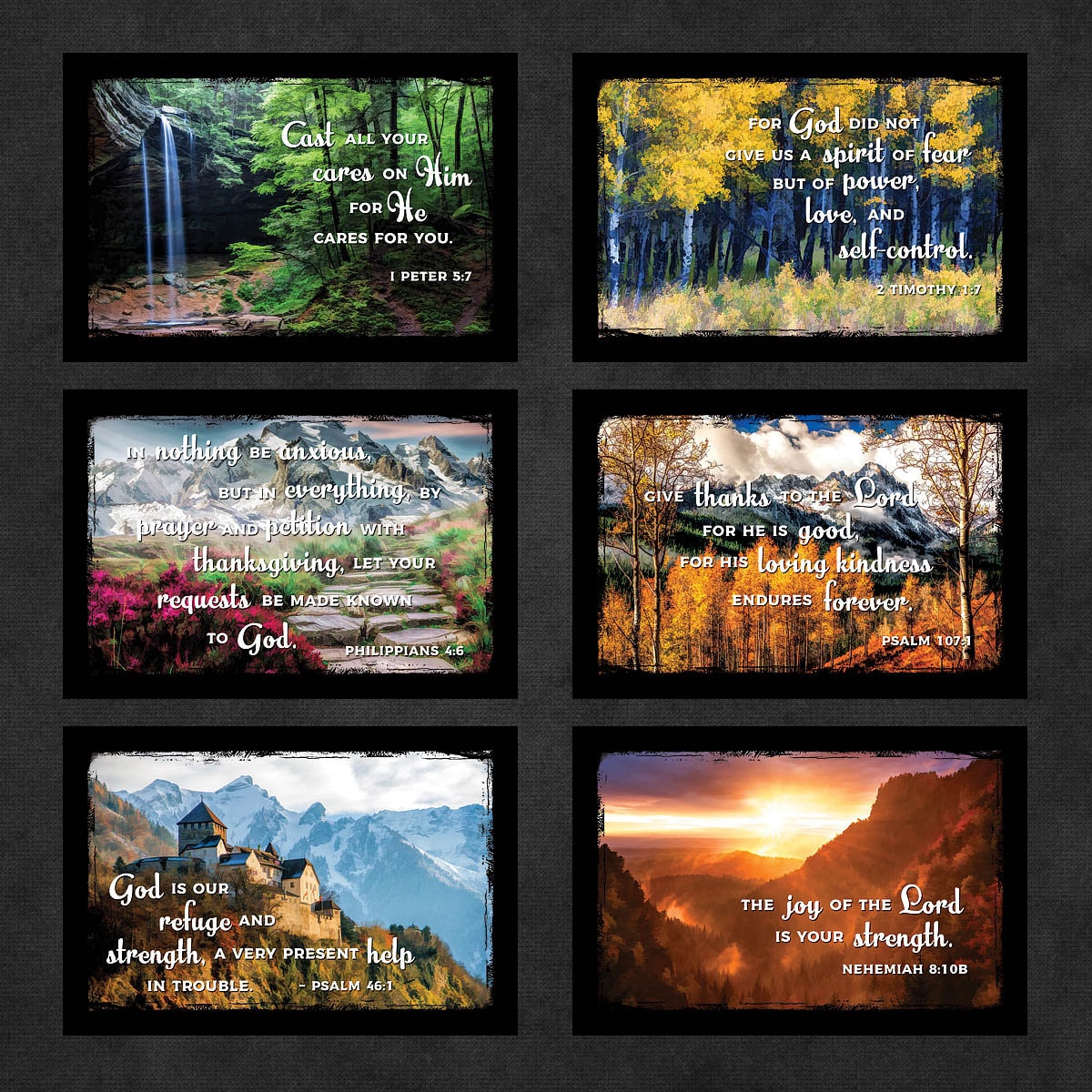 Bible Verse Postcards | Set of 12 | 4x6 - Etsy