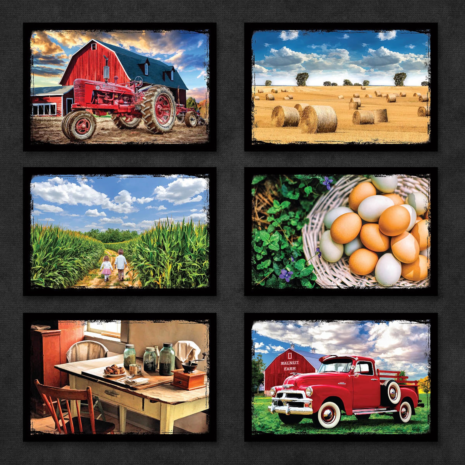 Farm and Barn Postcards Set of 12 4x6 - Etsy