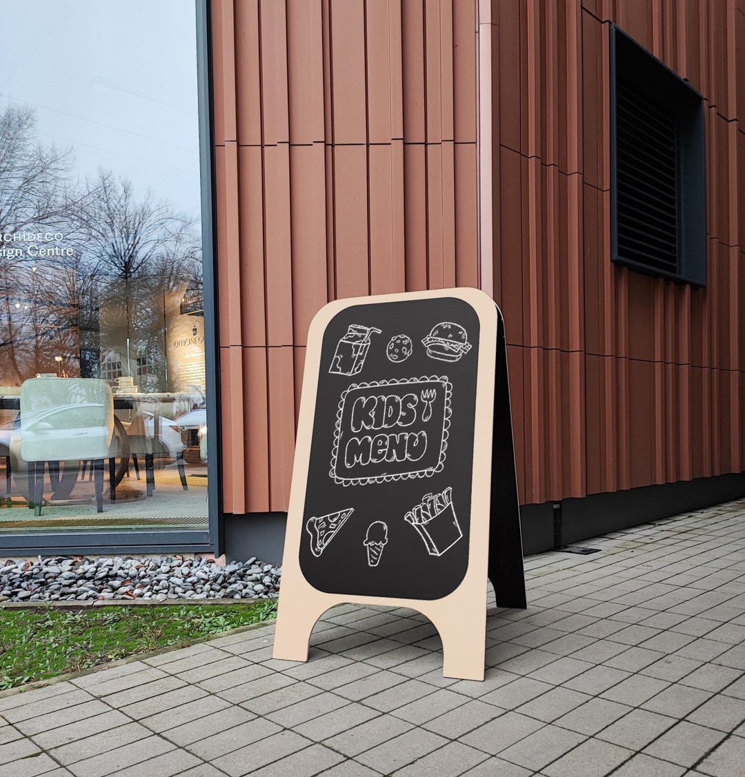 Aframe Signs, A-board Wooden, Blackboard and Easel, Chalkboards With ...