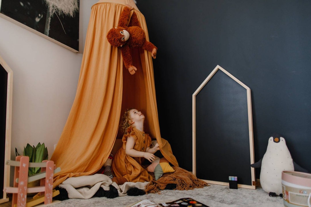 50x100cm/20x39 Regular Chalkboard House With Wooden Frame, Montessori ...