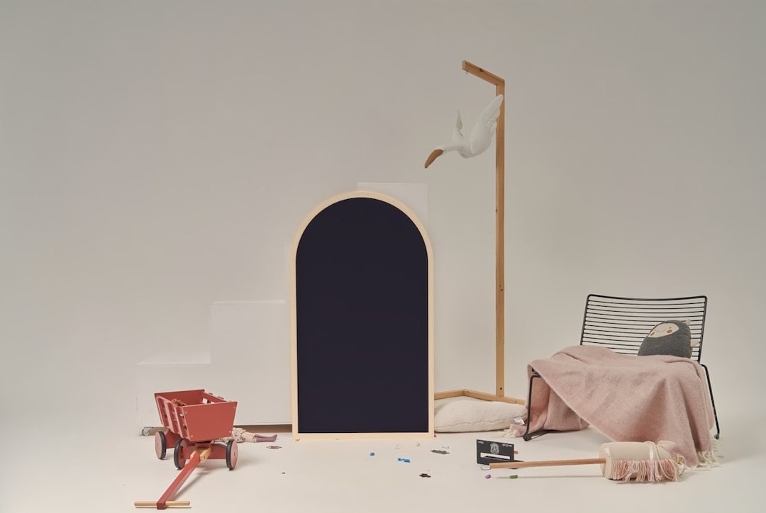 MAGNETIC Chalkboard Arch (66x116cm/26x46") With Wooden Frame ...