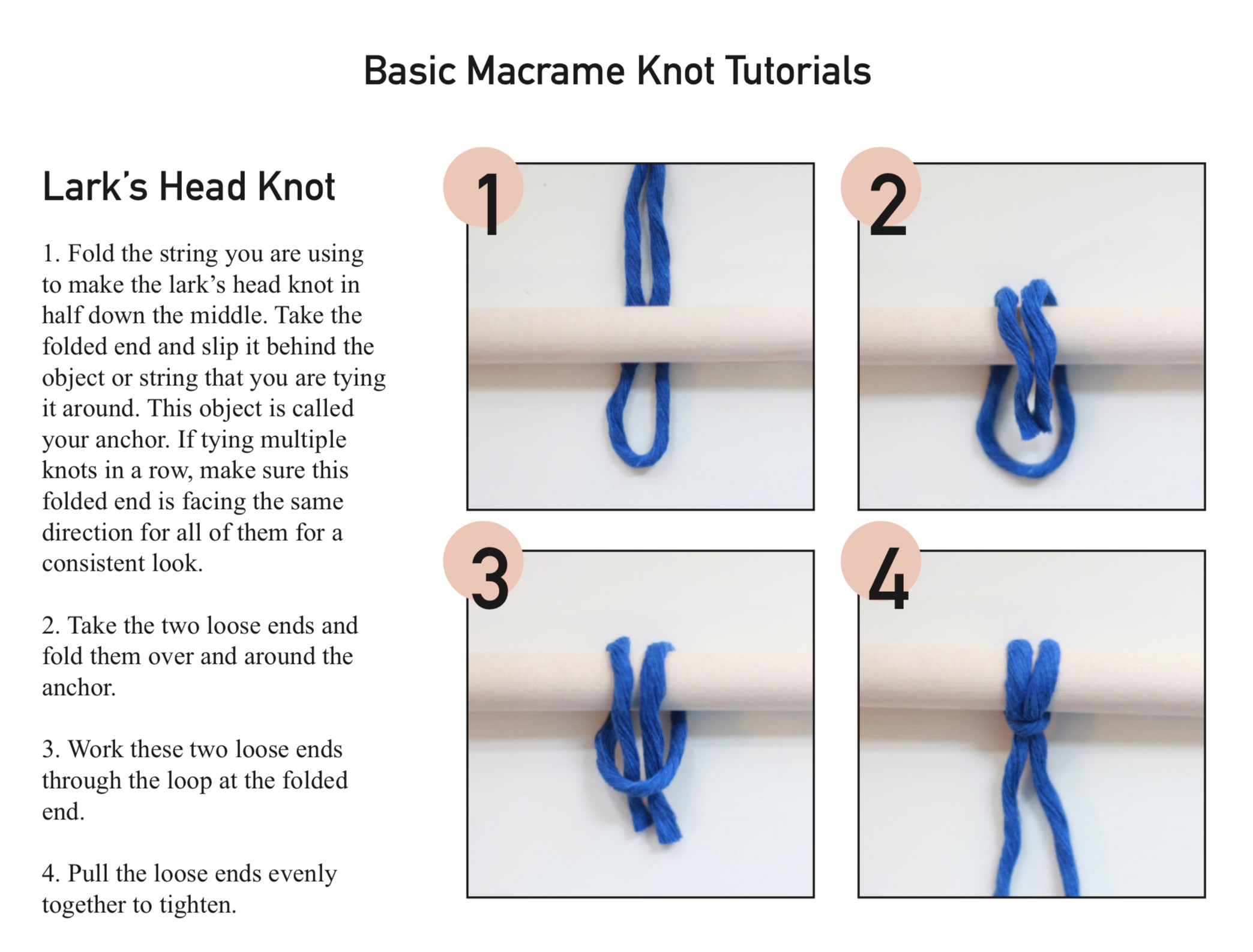 Basic Macrame Knots