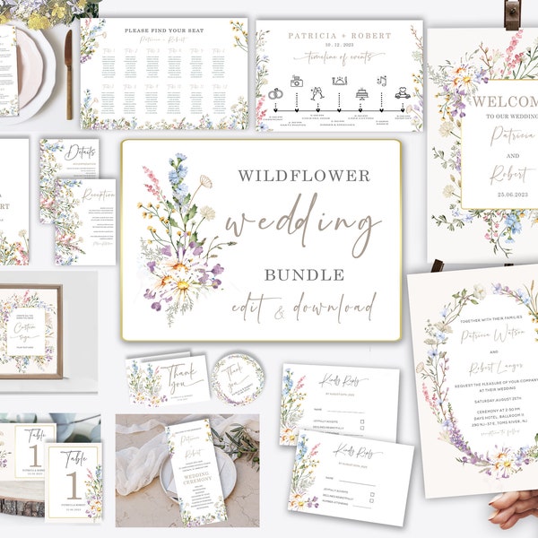 Wildflower Wedding - Etsy