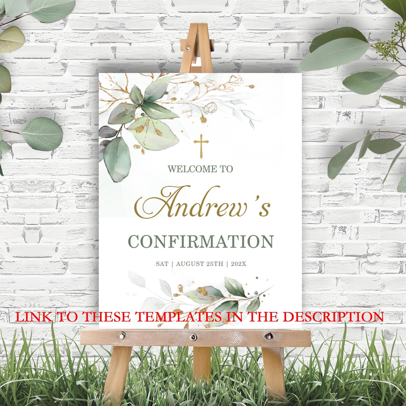 Printable Catholic Confirmation Invitation Cards, Confirmation Invite ...