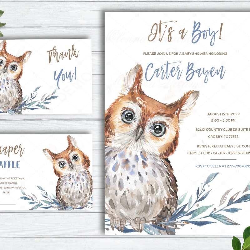 Owl Baby Shower - Etsy