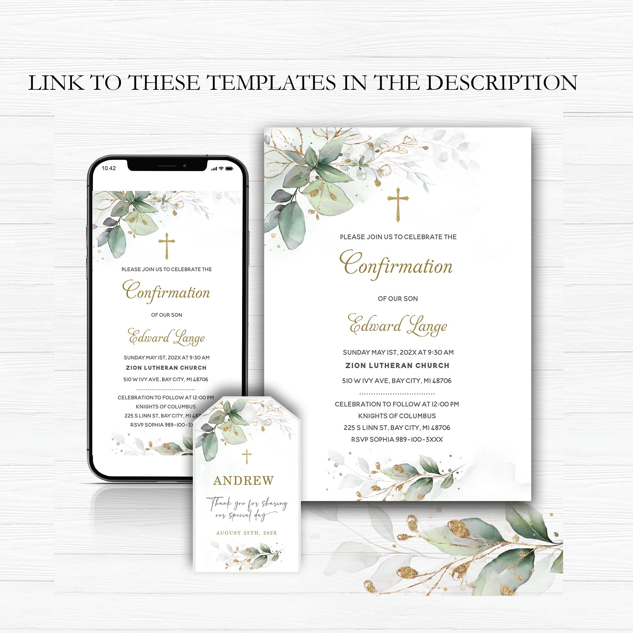 Printable Catholic Confirmation Welcome Sign Template, Editable ...