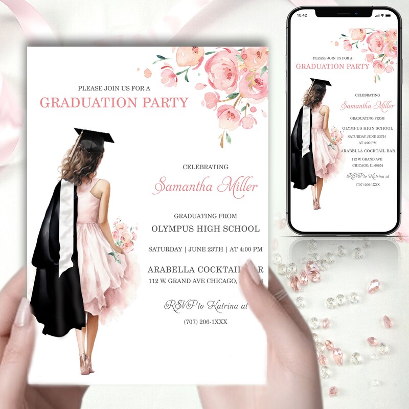 Pink Graduation - Etsy