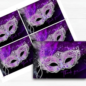 Masquerade Party Welcome 16 X 20 Sign, Black and Purple Masquerade ...