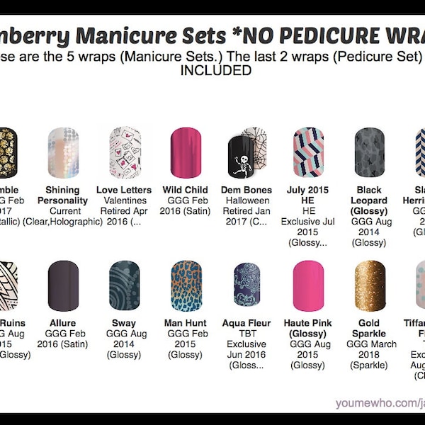 Jamberry Nail Wraps - Etsy