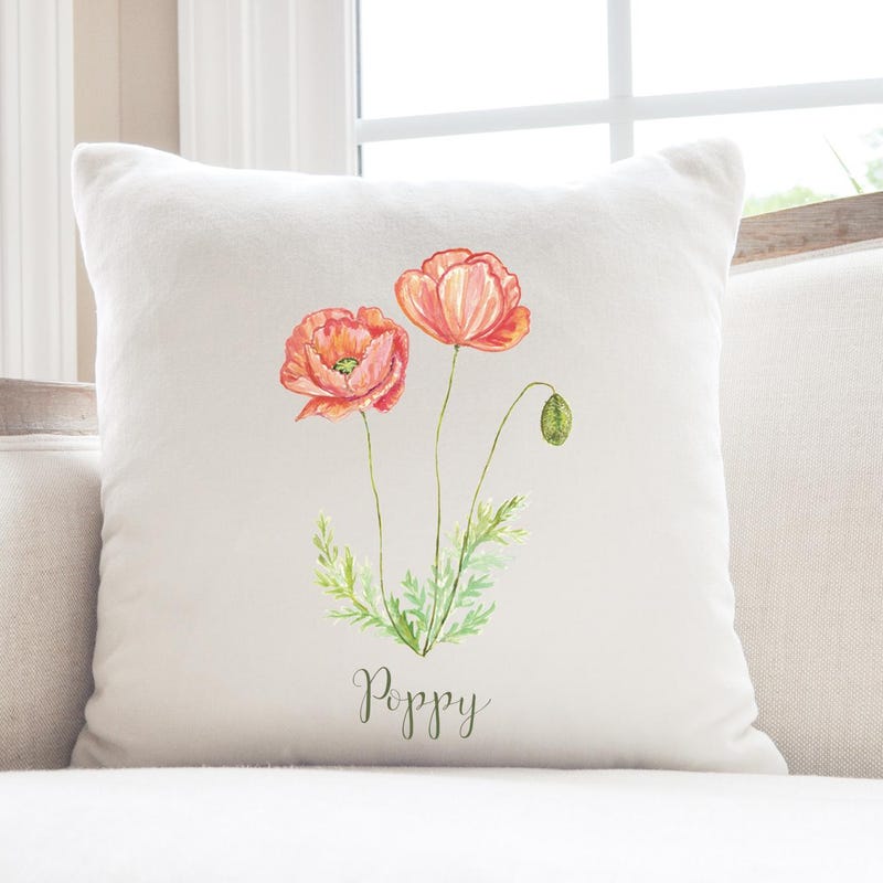 Poppy Pillows - Etsy