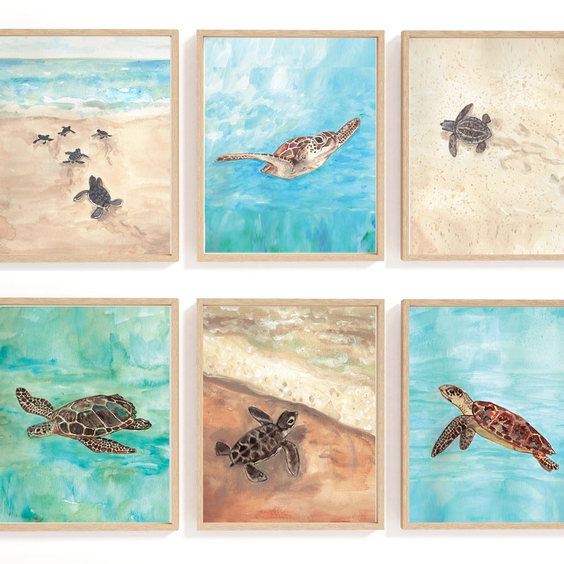 Sea Turtle Print - Etsy