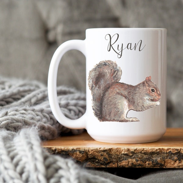 Squirrel Mug - Etsy