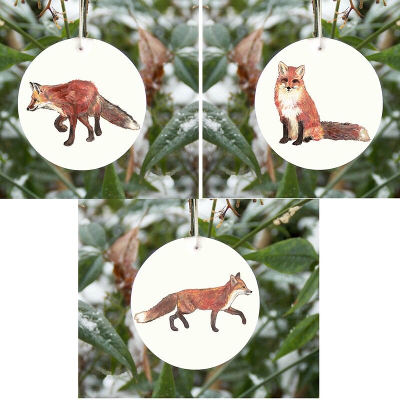 Fox Ornament - Etsy