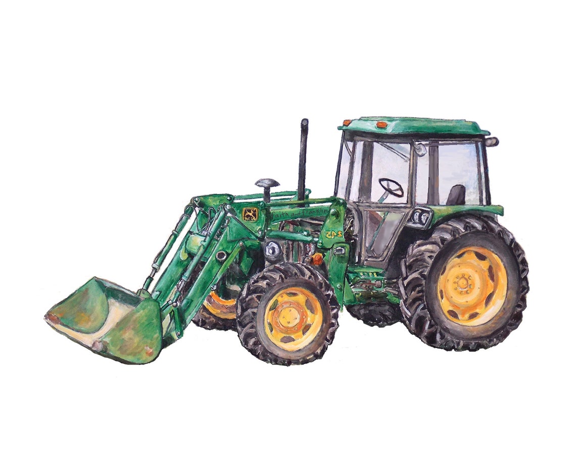 Tractor Print Vehicles Print Tractor Pictures Tractor | Etsy