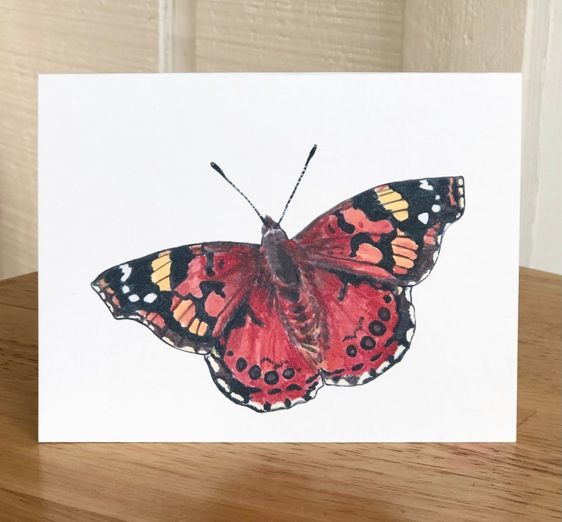 Butterfly Notecards Butterfly Stationery Blank Inside With - Etsy