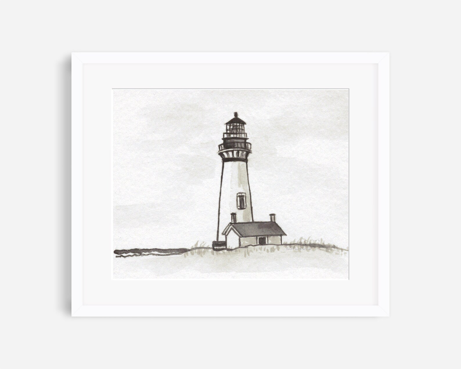 Lighthouse Print Lighthouse Painting Lighthouse Art - Etsy