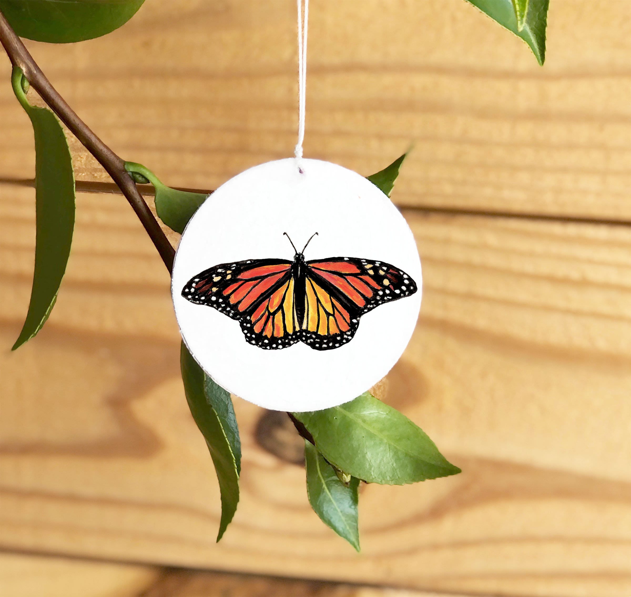 Monarch Butterfly Ornament, Customizable Butterfly Christmas Tree ...