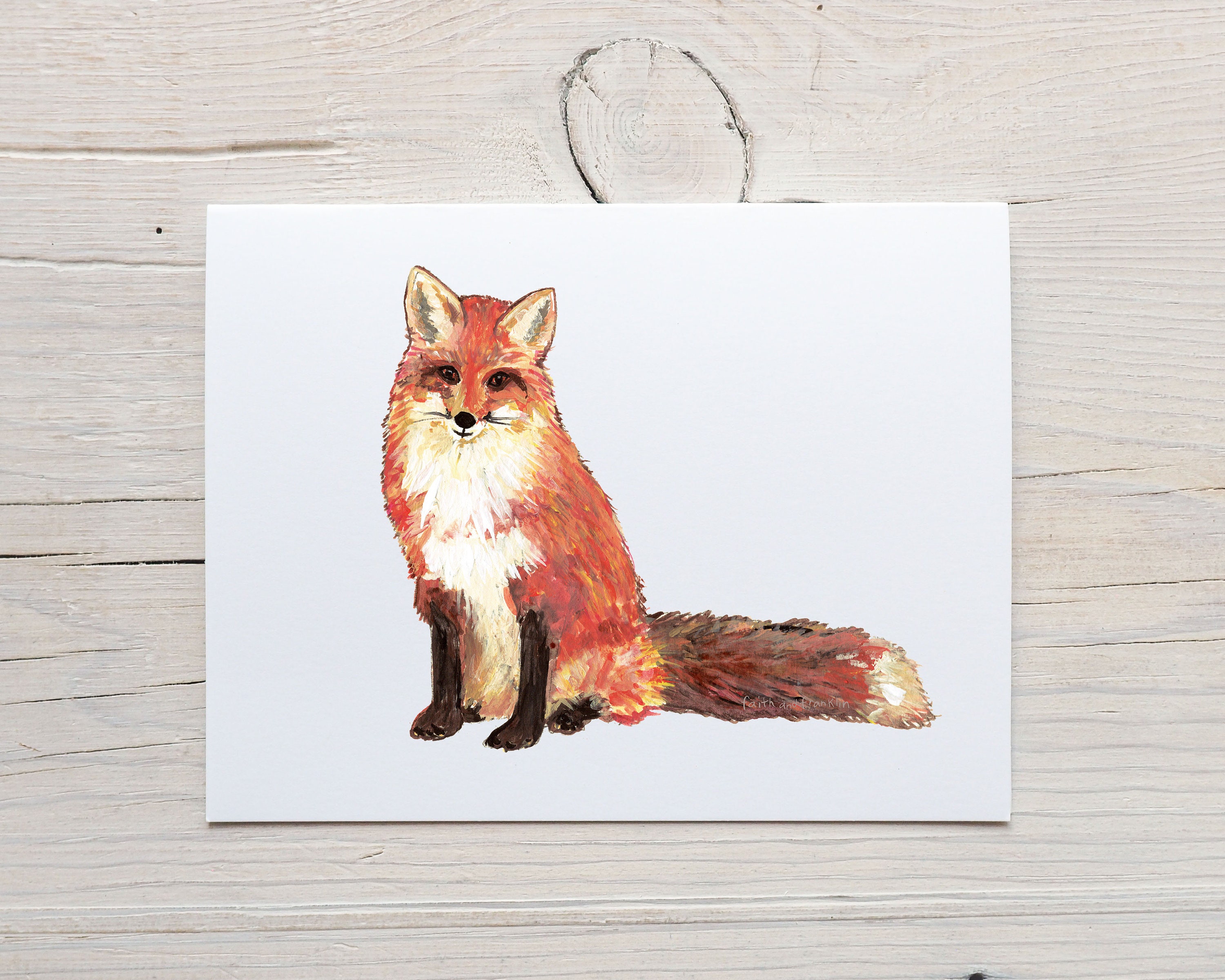 Fox Note Cards Foxes Set of Folded Cards 6 8 or 12 Fox - Etsy UK