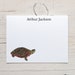 Personalized Turtle Stationery Turtle Notecards Box Turtle - Etsy
