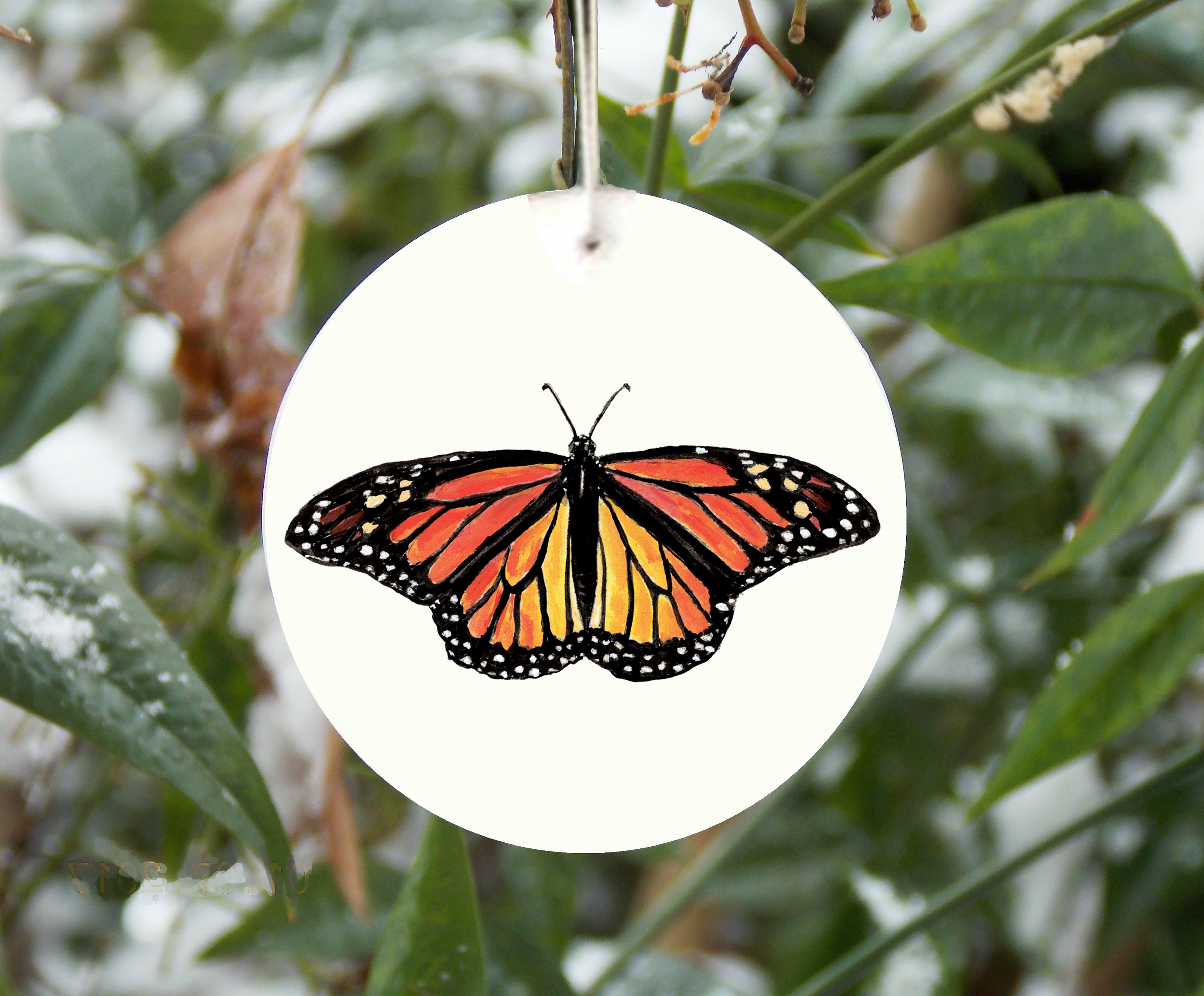 Monarch Butterfly Ornament, Customizable Butterfly Christmas Tree ...